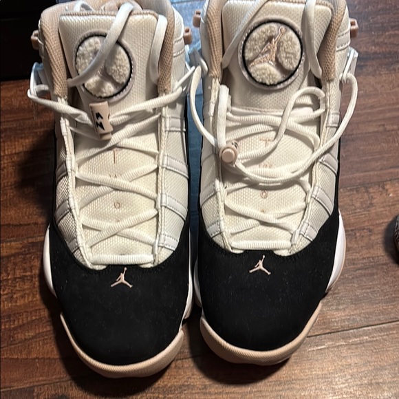 Jordan | Shoes | Air Jordan Retro Sneakers In Black And Cream Color ...